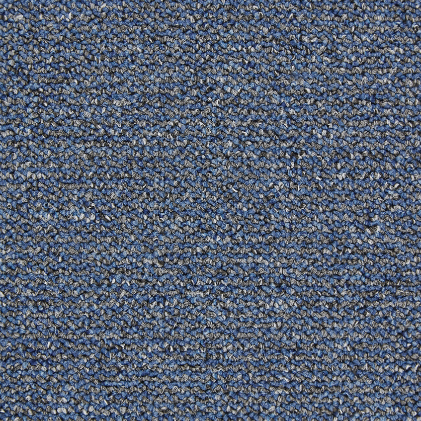 Rimini Stripe Carpet Tiles - 107104 Cadet Blue