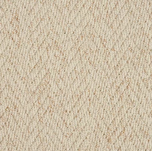 Country Loop Herringbone Carpet Ivory