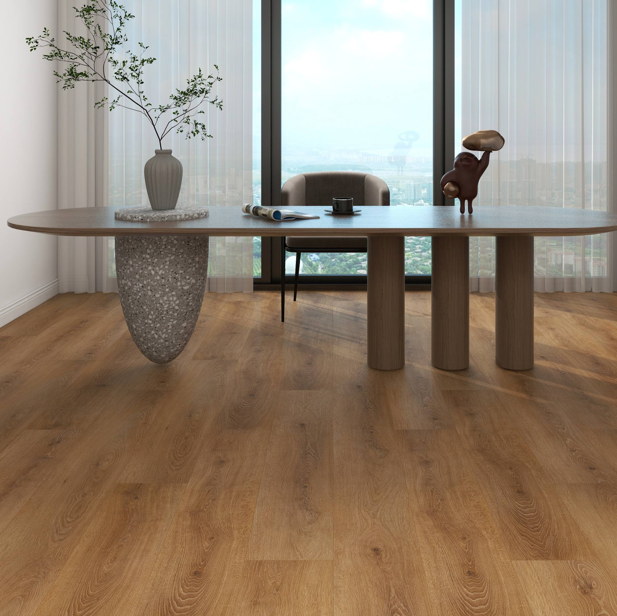 Dark Oak Wood LVT | Affordable Luxury Vinyl Tile